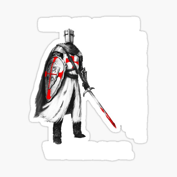 "Knights Templar Message" Sticker by LeNew | Redbubble