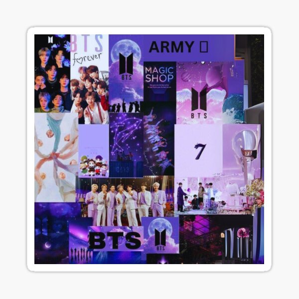 "bts army" Sticker for Sale by Shehzadi786 | Redbubble