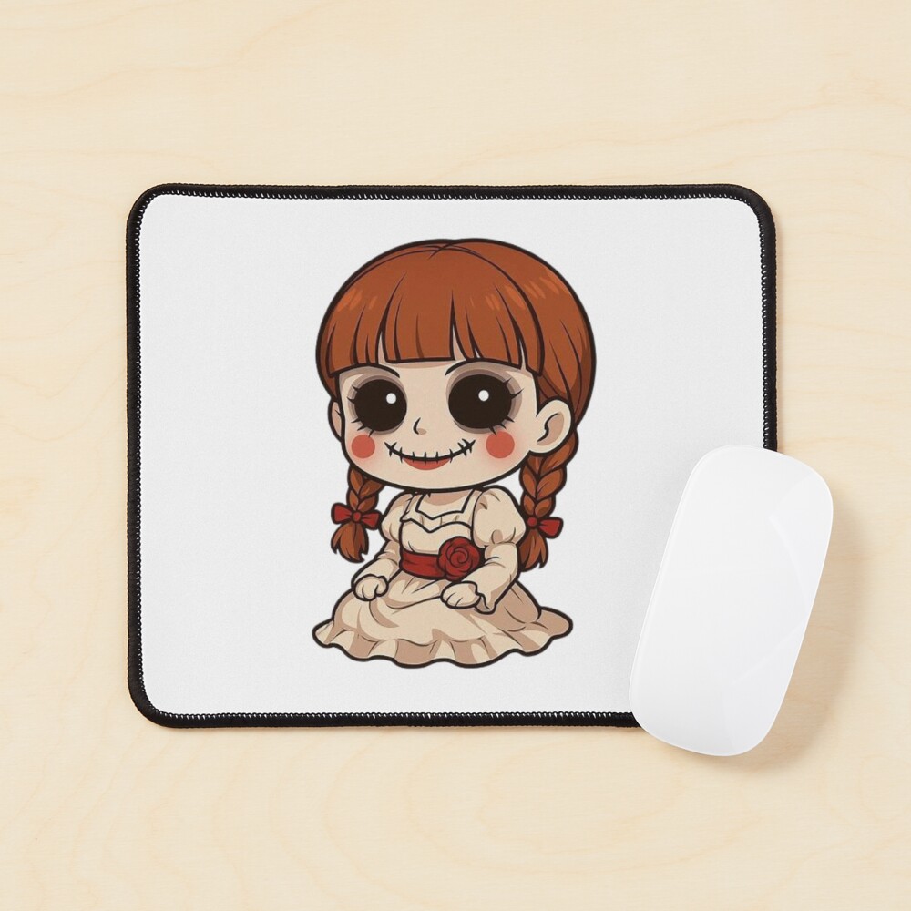"Chibi Annabelle Cute Horror Doll PNG" Sticker for Sale by dzicon22 ...