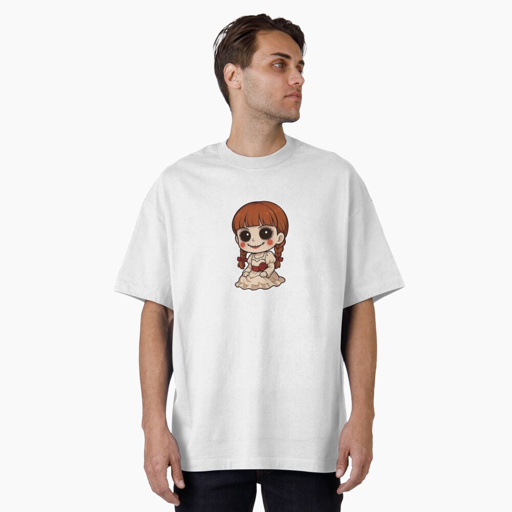 "Chibi Annabelle Cute Horror Doll PNG" Sticker for Sale by dzicon22 ...