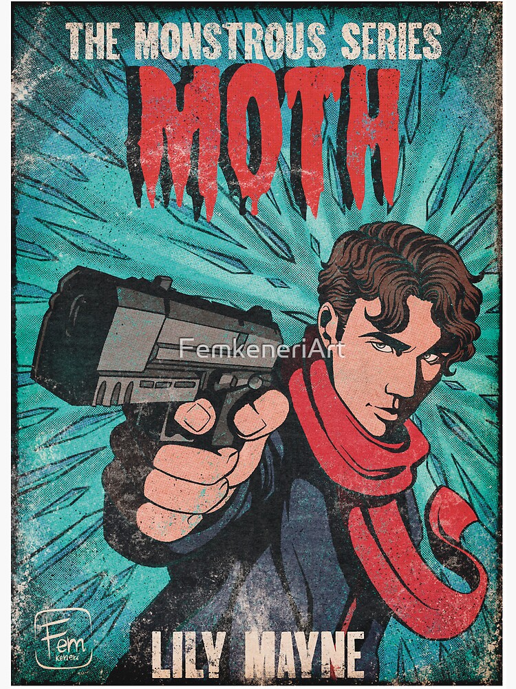 "Moth Charlie version" Art Board Print for Sale by FemkeneriArt | Redbubble