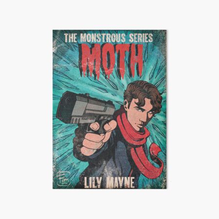 "Moth Charlie version" Art Board Print for Sale by FemkeneriArt | Redbubble