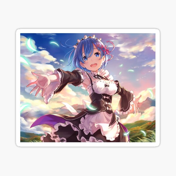 "Rem: Zero " Sticker by DarkTears | Redbubble