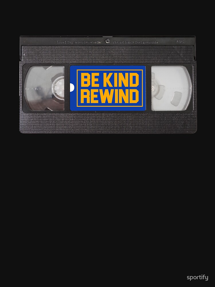 "Blockbuster Video Rental VHS - Be Kind Rewind Stickers" T-shirt for ...