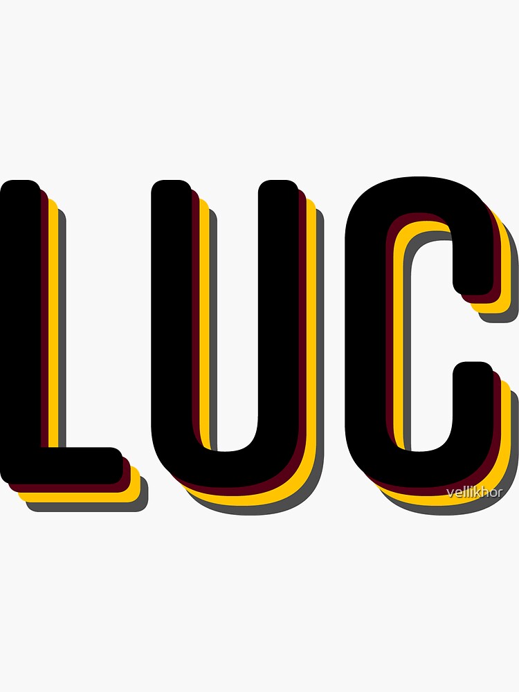 "LUC Sticker" Sticker for Sale by vellikhor | Redbubble