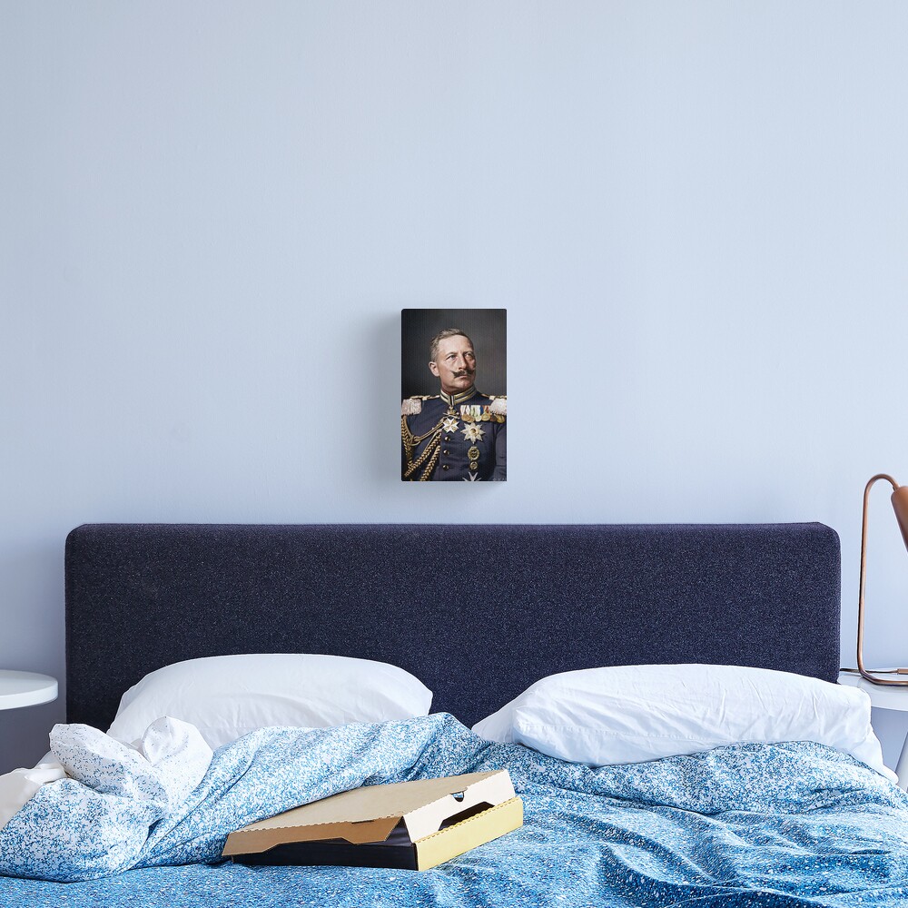 "Kaiser Wilhelm II, 1908 colorized" Canvas Print for Sale by KAI-Studio ...