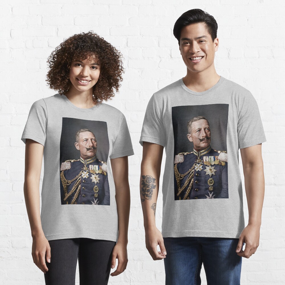 "Kaiser Wilhelm II, 1908 colorized" T-shirt for Sale by KAI-Studio ...