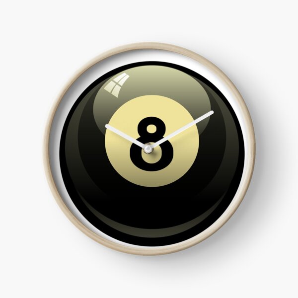 8 Ball Pool Clocks | Redbubble