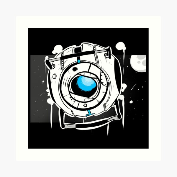 "Portal - Wheatley" Art Print by xNightAssASSinx | Redbubble