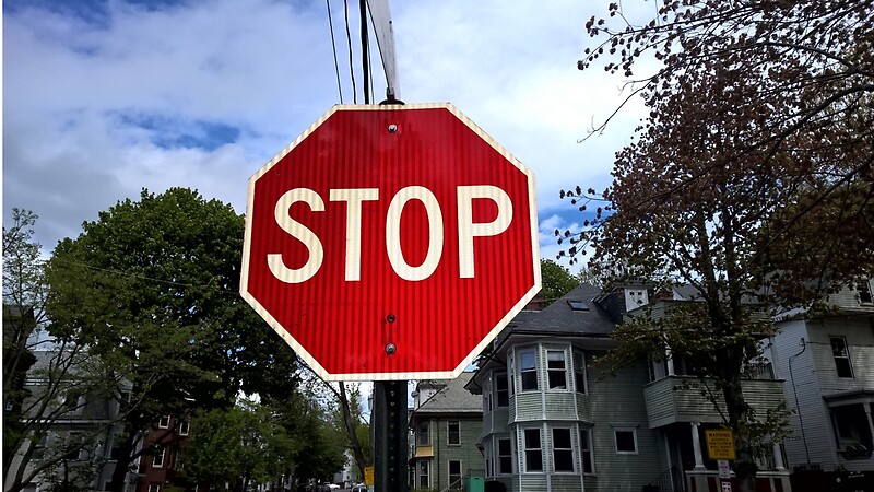 "Urban Stop Sign" by RexRed | Redbubble