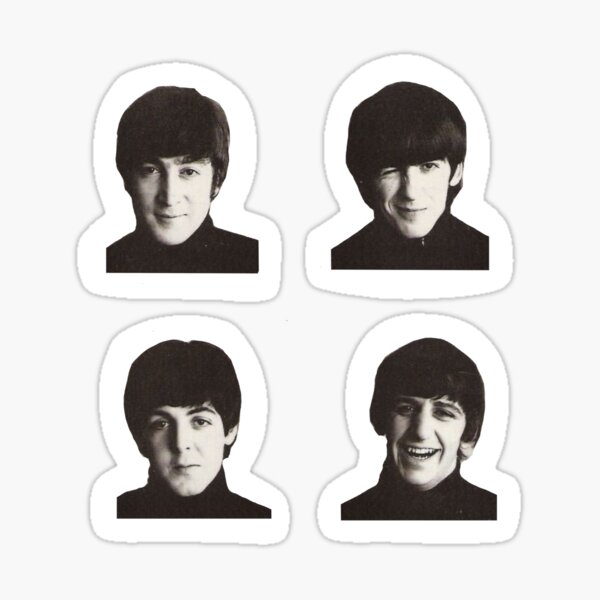 "Beatles sticker pack" Sticker for Sale by demsicle | Redbubble
