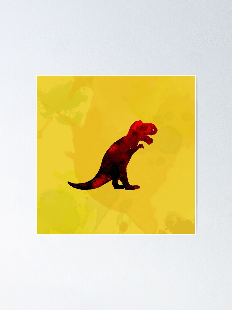 "Dinosaurus rex (Background)" Poster by Tehangelic101 | Redbubble