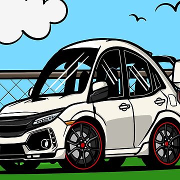 "Type R Cartoon" Sticker for Sale by hasan-smd | Redbubble