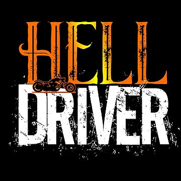 "Hell Driver Motorcycle" Essential T-Shirt by jumperor | Redbubble