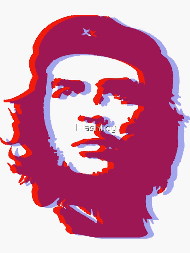 "Purple Che " Sticker by Flashboy | Redbubble