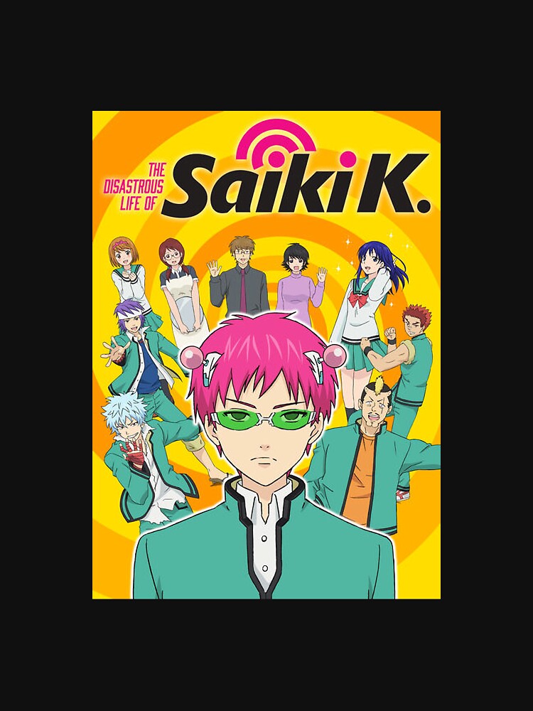 "The Disastrous Life of Saiki K. Poster Designs" T-shirt by ...