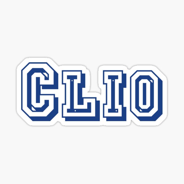 Clio V6 Stickers | Redbubble