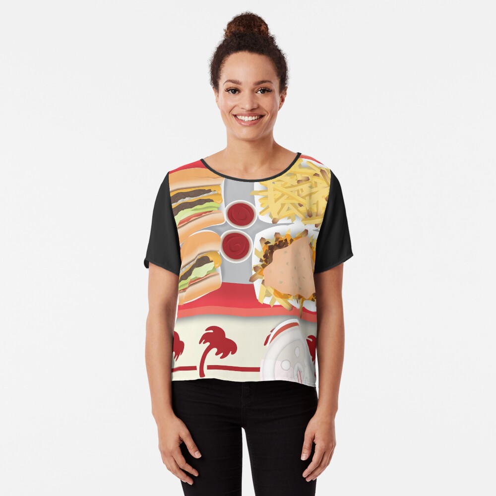 "in n out" Sticker for Sale by elyssarose | Redbubble