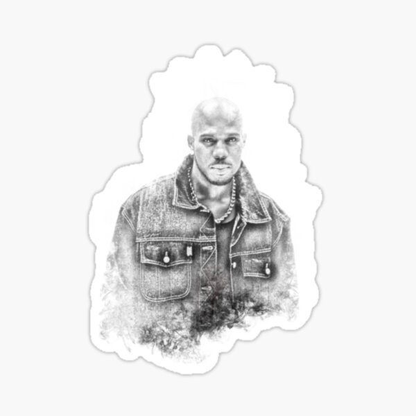 "DMX rapper artwork " Sticker for Sale by elsieli54e1 | Redbubble