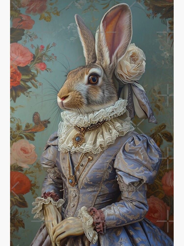 " Victorian Rabbit" Poster for Sale by Inyaart | Redbubble