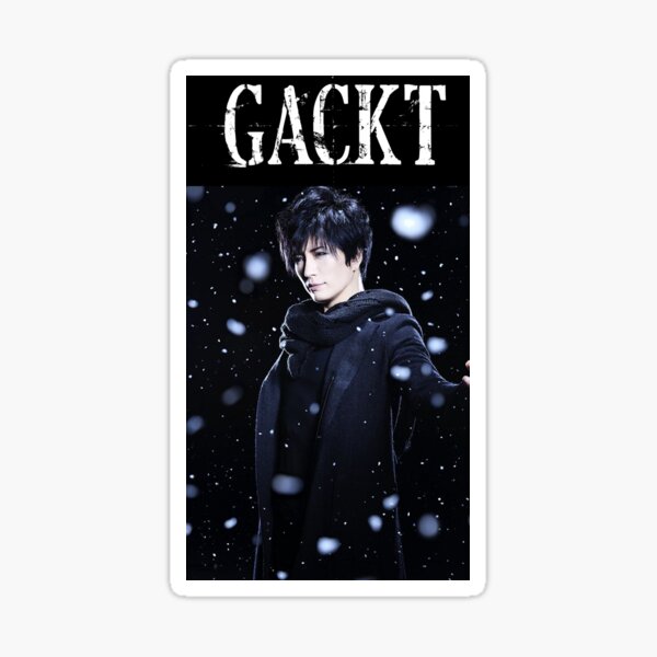 "Gackt Snowfall" Sticker by KoalaMeKrazy | Redbubble