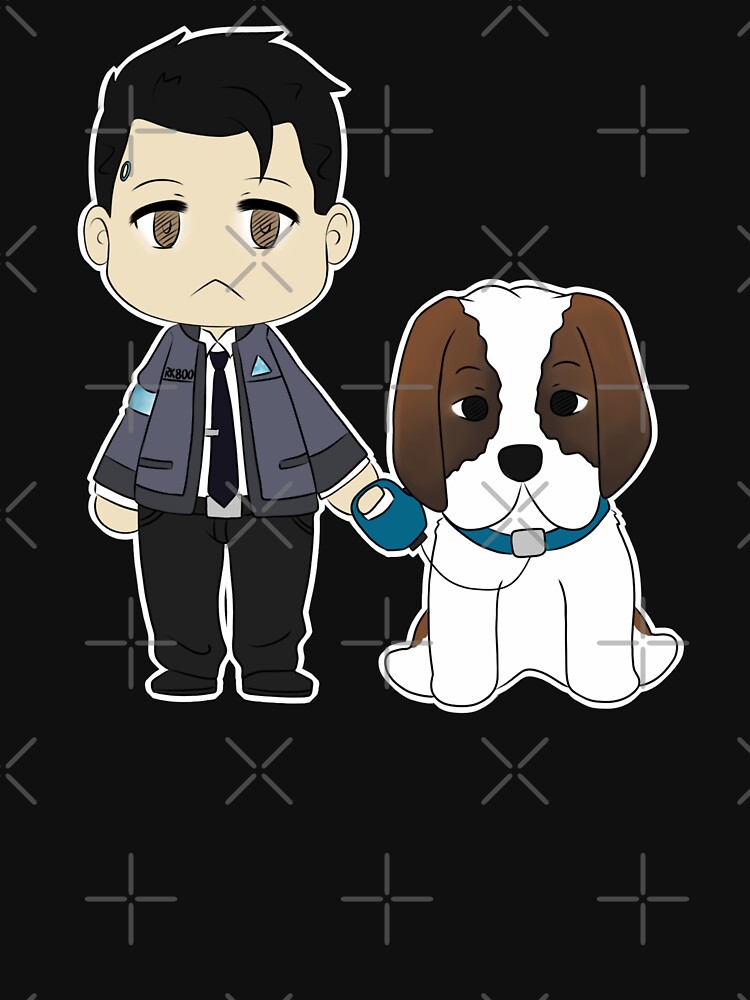 "DBH Connor & Sumo" T-shirt by ErzaBennoda | Redbubble