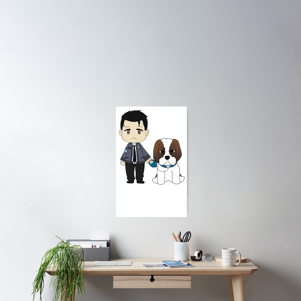 Poster « DBH Connor & Sumo », par ErzaBennoda | Redbubble