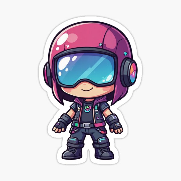 "Cool Cyberpunk Visor Character" Sticker for Sale by psychcyberpunk ...