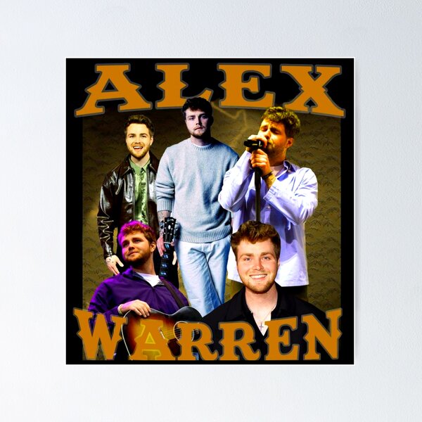 "Alex Warren Tour Vintage" Poster for Sale by JollyThreads | Redbubble