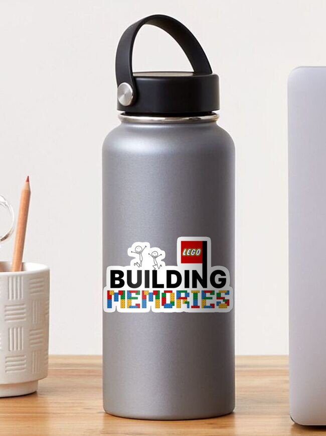 "LEGO Building Memories LEGOLAND" Sticker for Sale by TickleTeeCo ...