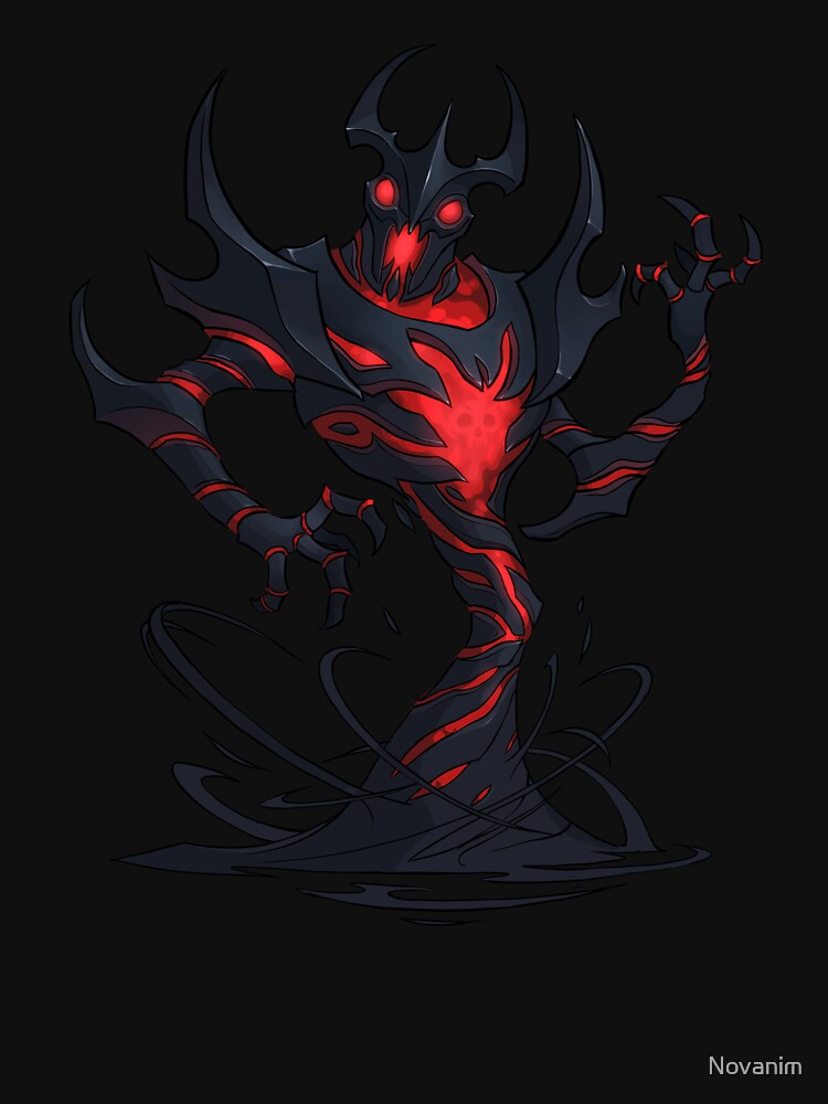 "Shadow Demon Red and Black" T-shirt for Sale by Novanim | Redbubble ...