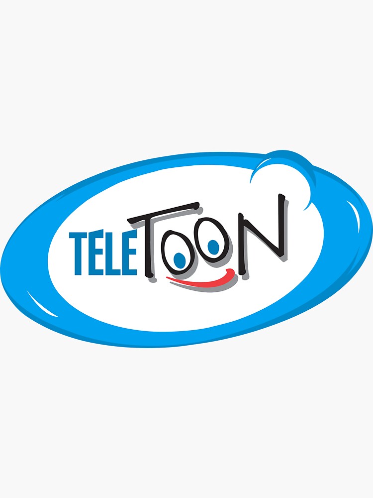 "Teletoon Logo - Blue" Sticker for Sale by TheCartoonDork | Redbubble