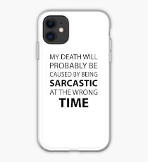 Sarcasm iPhone cases & covers | Redbubble