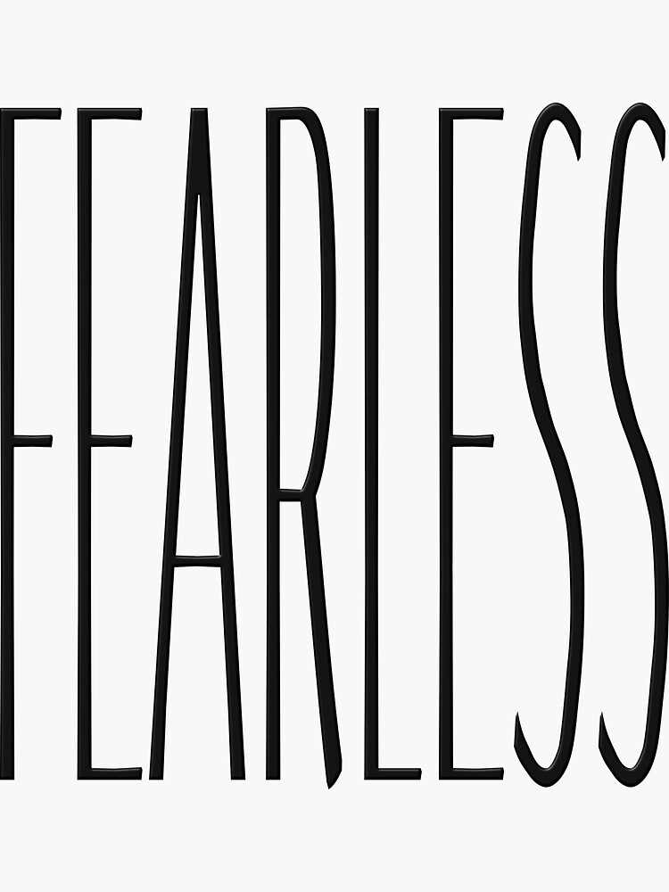 "Fearless: Fearless Fitness Motivation Training" Sticker for Sale by ...