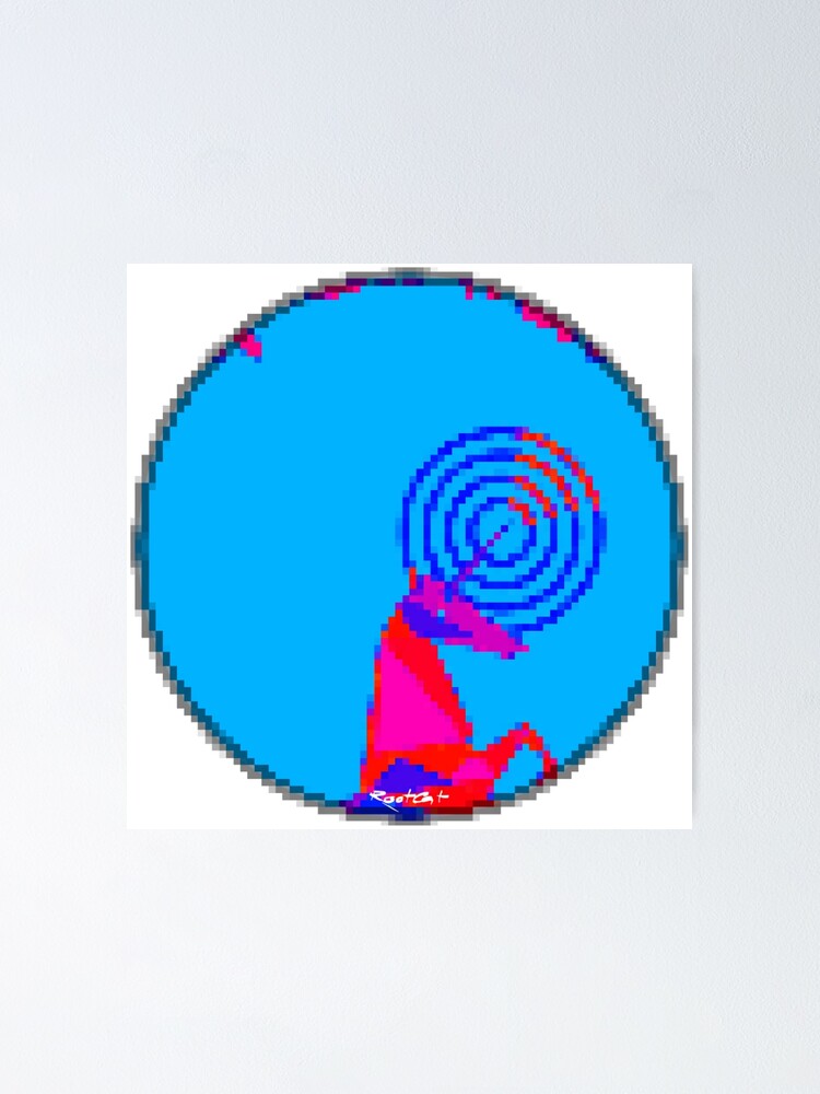 "Blue Unik UniKorn by RootCat" Poster for Sale by Grimm-Land | Redbubble