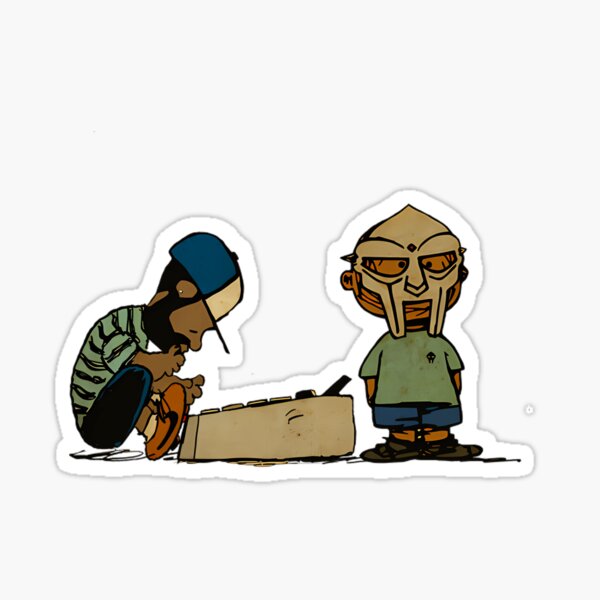 "J Dilla With Mf Doom Qvintage " Sticker for Sale by angiebeeler ...