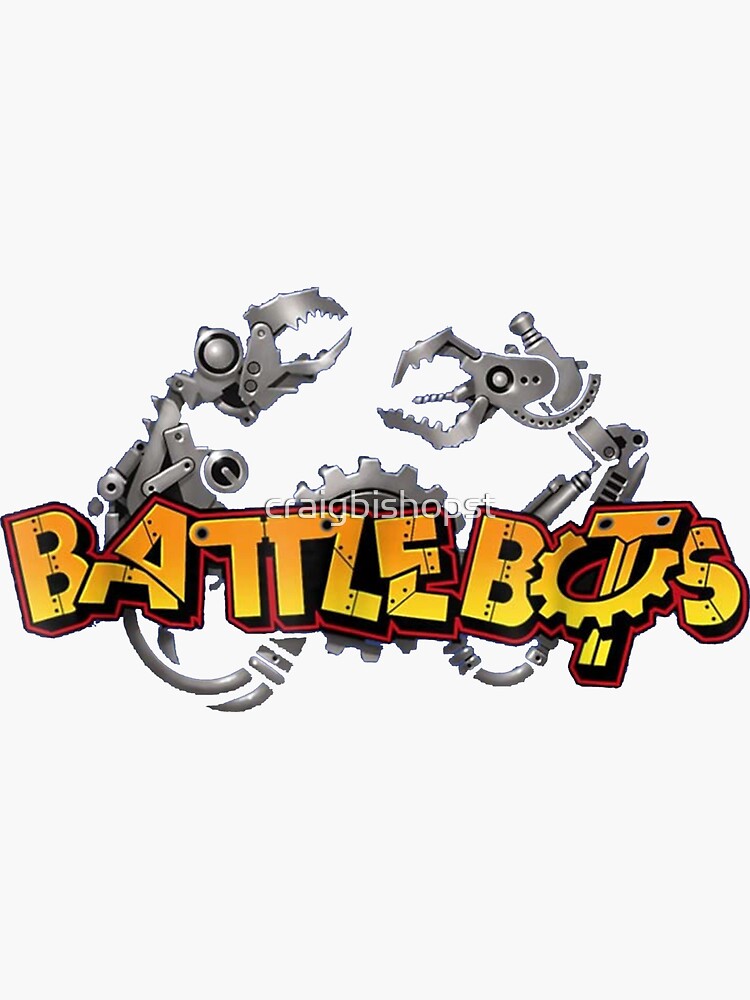 Bot Robot Wars Robotic Arm Sticker By Craigbishopst Redbubble