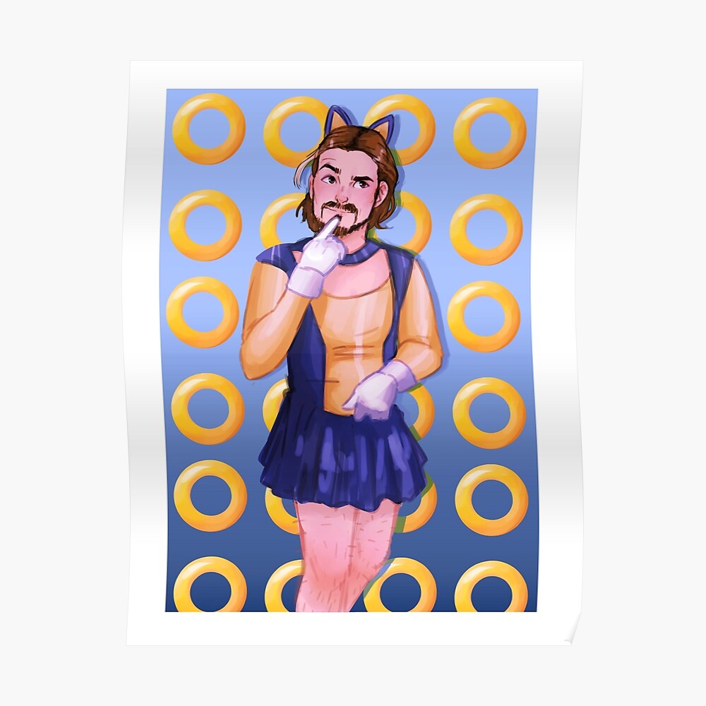 Arin Sonic Hanson Poster By Bubblegumpunch Redbubble
