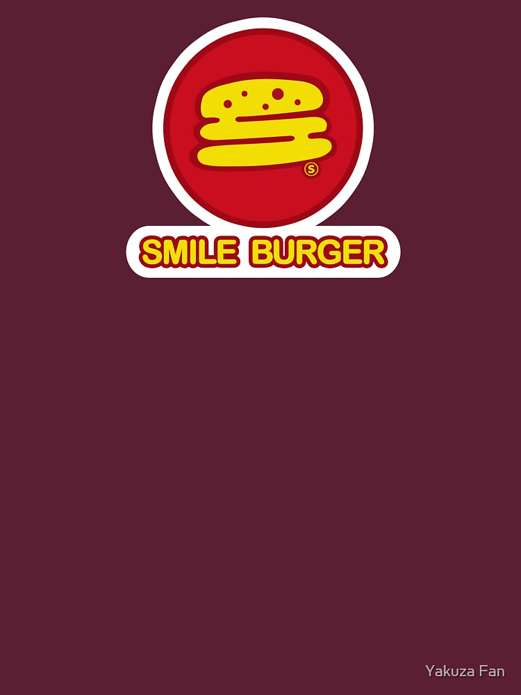 "Smile Burger Kamurocho" T-shirt for Sale by Deekman | Redbubble ...