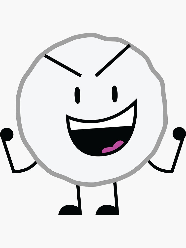 "BFDI Snowball" Sticker for Sale by rtsmryan | Redbubble