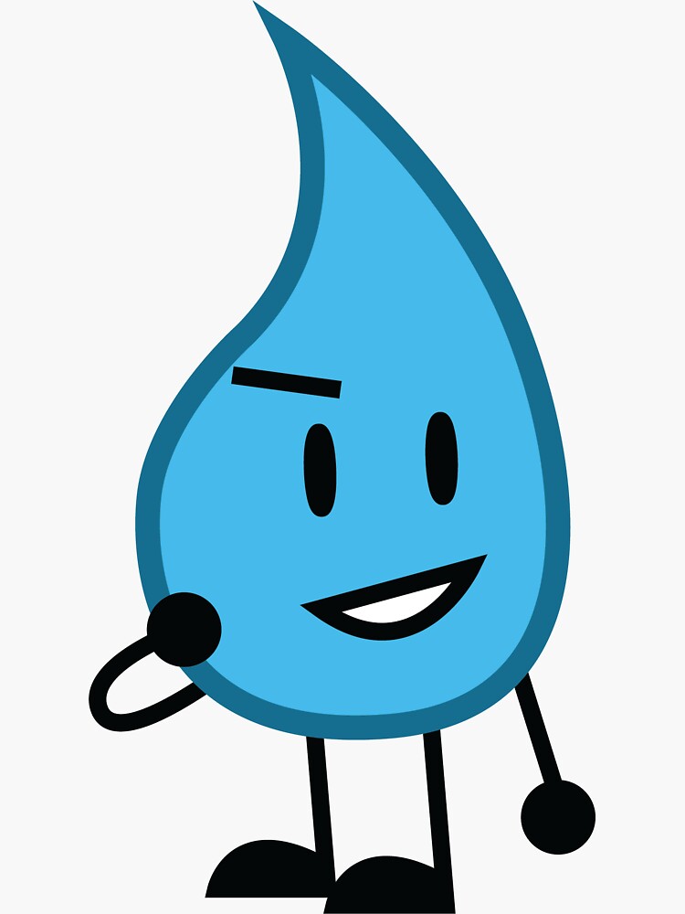 "BFDI Teardrop" Sticker for Sale by rtsmryan | Redbubble