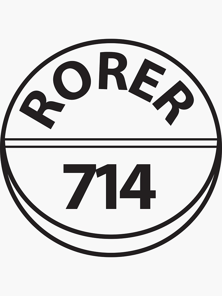 "Rorer" Sticker for Sale by EduardoRizz | Redbubble
