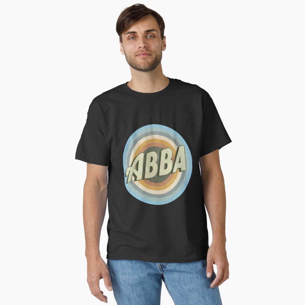 "Retro vintage abba" Sticker for Sale by merchchords | Redbubble