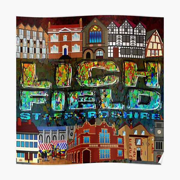 "LICHFIELD STAFFORDSHIRE" Poster by FieryFinn77 | Redbubble