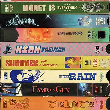 "Poster Addison Rae VHS Collection" Poster for Sale by fosterlands ...