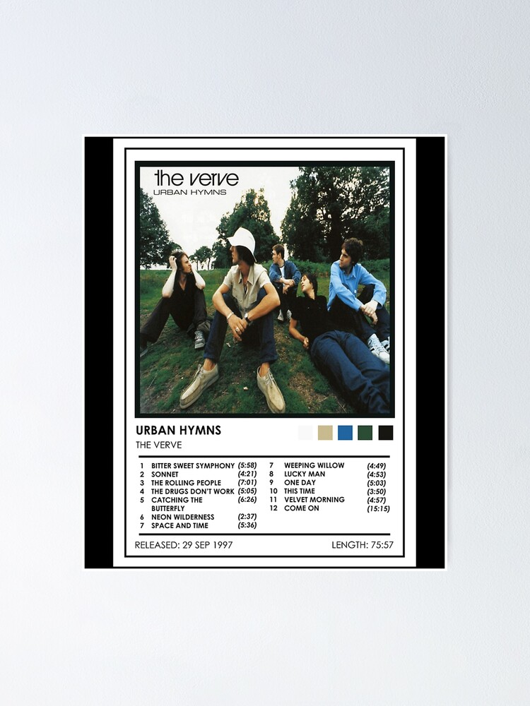"The Verve Urban Hymns Album Artwork" Poster for Sale by AliciaLBlum ...