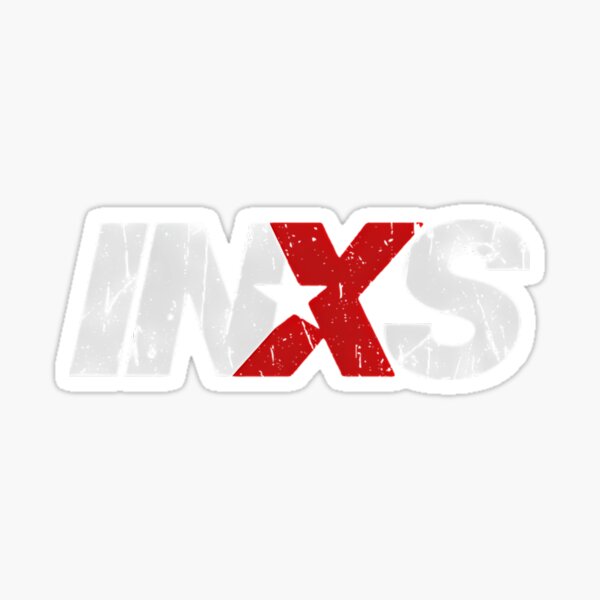 " Inxs Logo Vintage Illustration " Sticker for Sale by ElsaScheffl ...