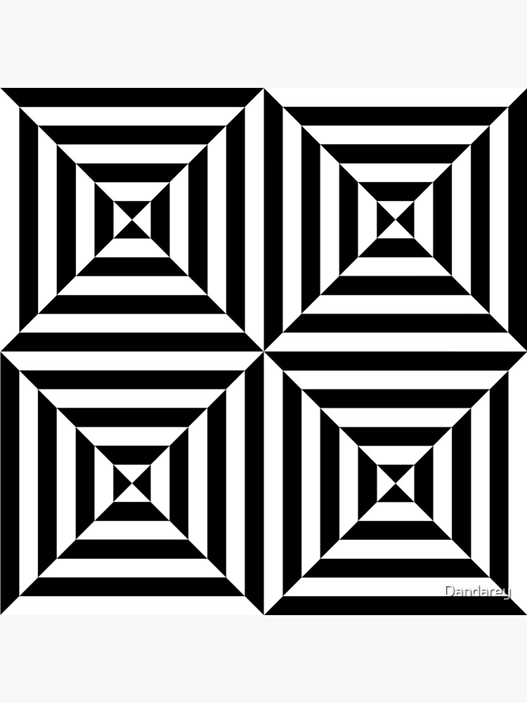 Optical Illusions Black And White Squares