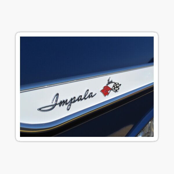 "Chevrolet Impala Retro" Sticker by SherryHunt | Redbubble