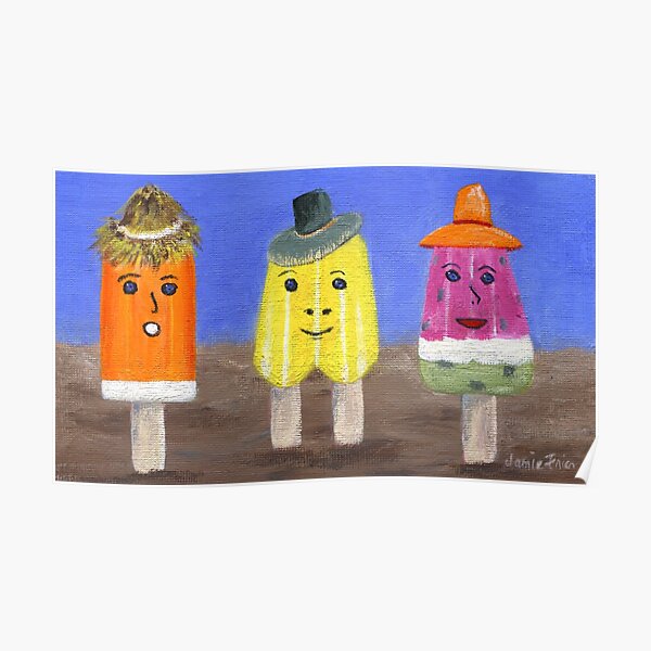 "Summer Yummers" Poster by jfrier | Redbubble